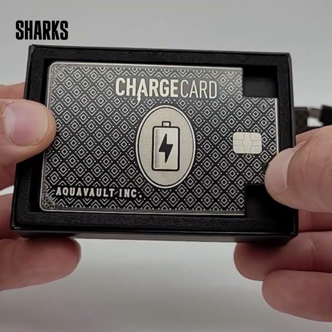 AquaVault's wireless magnetic ChargeCard portable charger – a sleek and ...